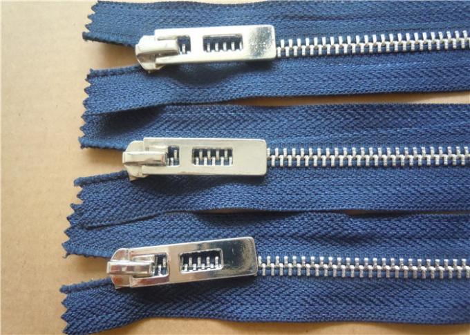 Leather Jacket Heavy Duty Zippers , 5 Inch Separating Zipper No Slip